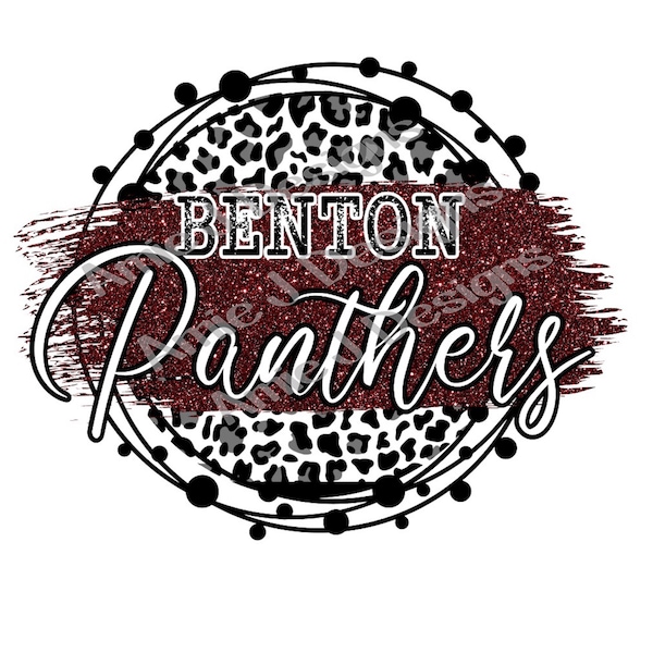 Benton Panthers Svg - Etsy