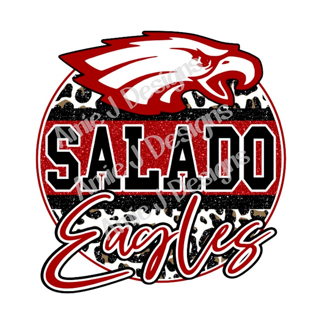 Salado Eagles Mascot Version Glitter Texas PNG (Download Now) - Etsy