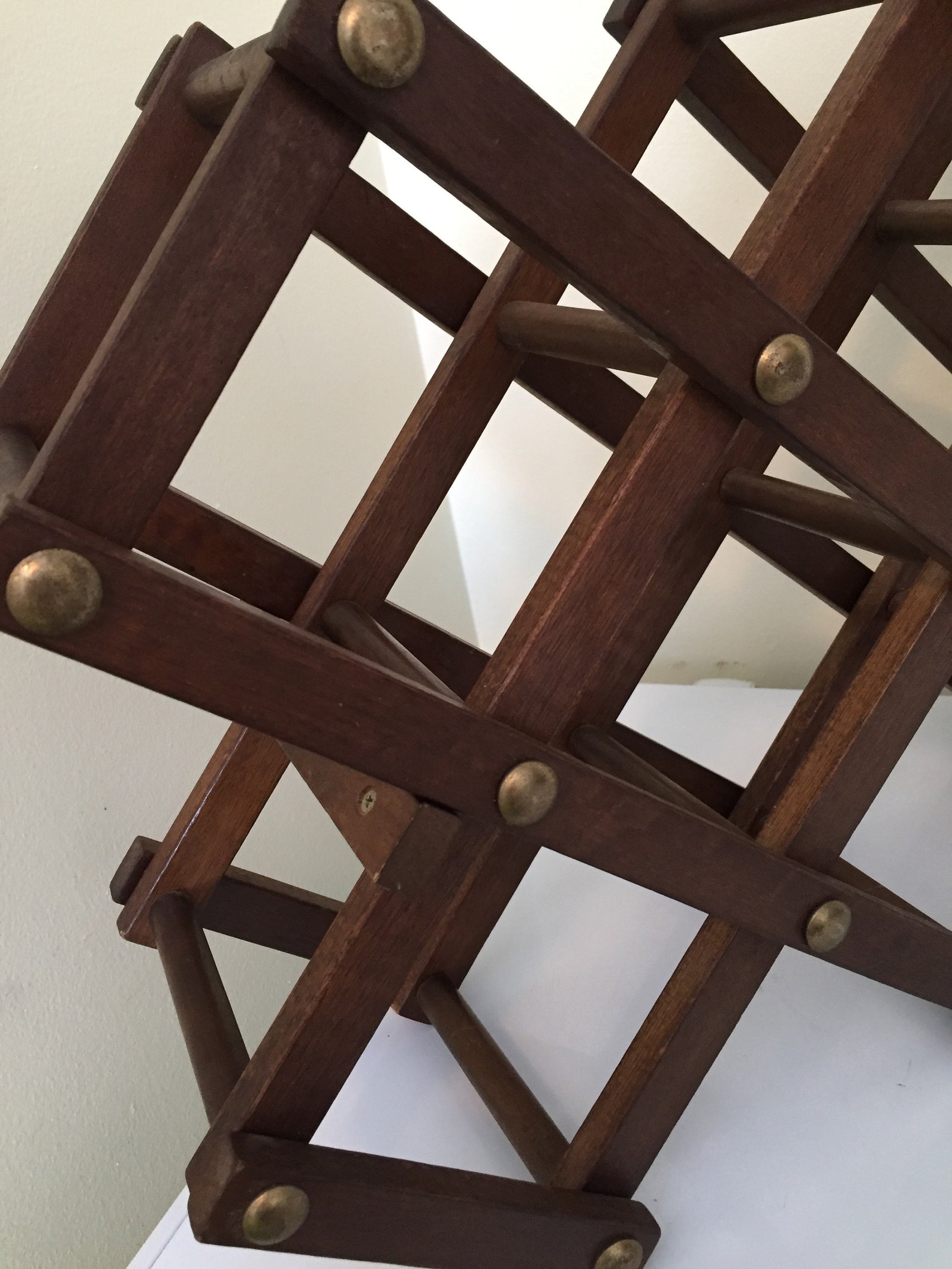 Vintage Wine Rack Folding Wine Rack Wooden Wine Rack | Etsy