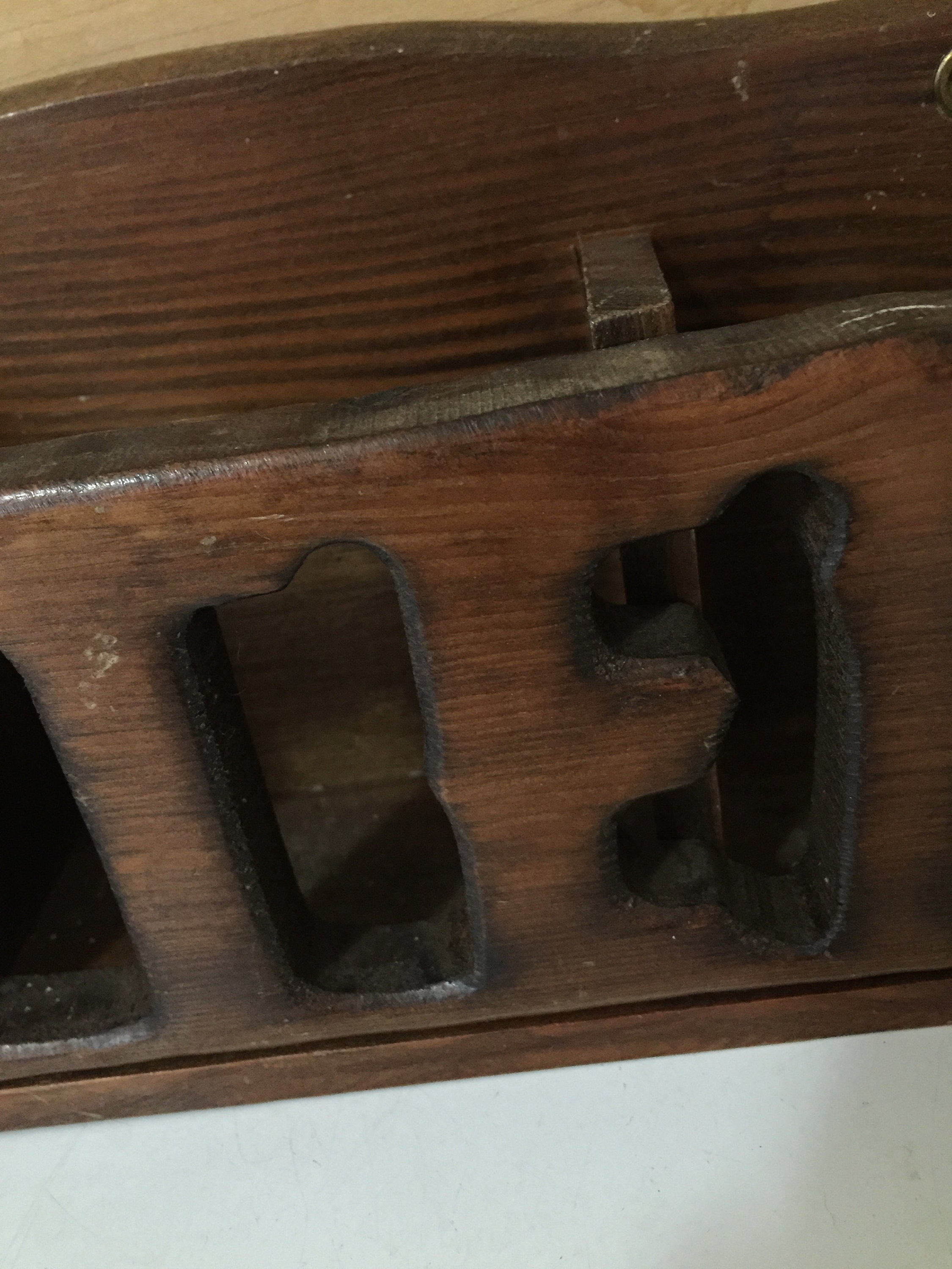 Wooden letter holder vintage letter stand card holder card | Etsy