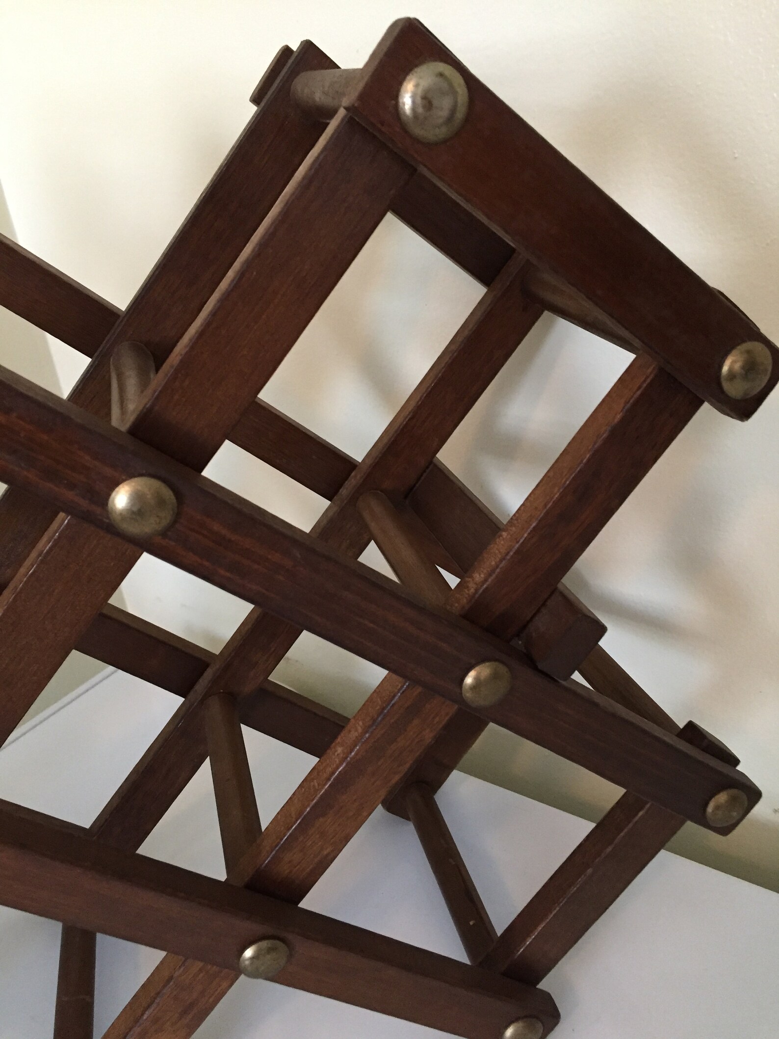 Vintage Wine Rack Folding Wine Rack Wooden Wine Rack | Etsy