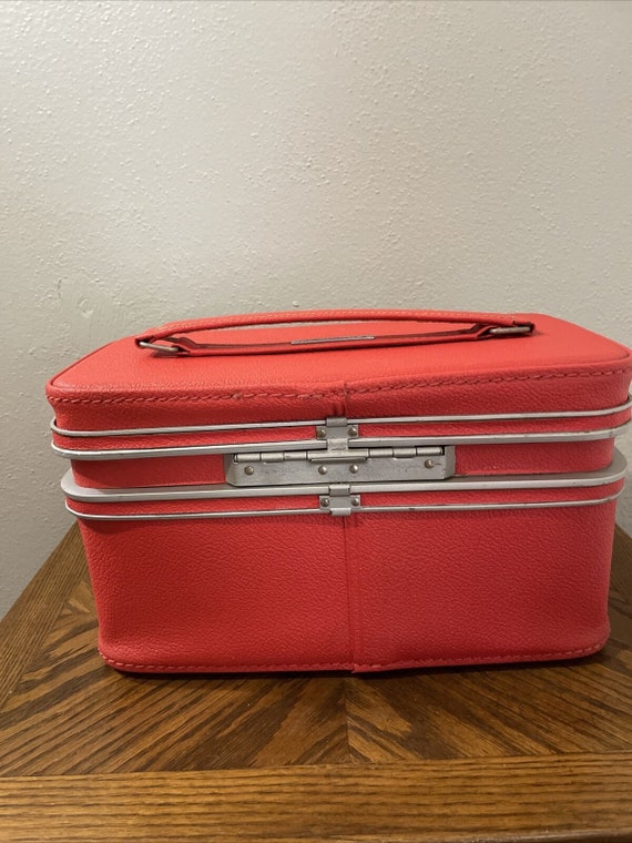 Vintage Samsonite Fashionair red train case 1960s Mak… - Gem