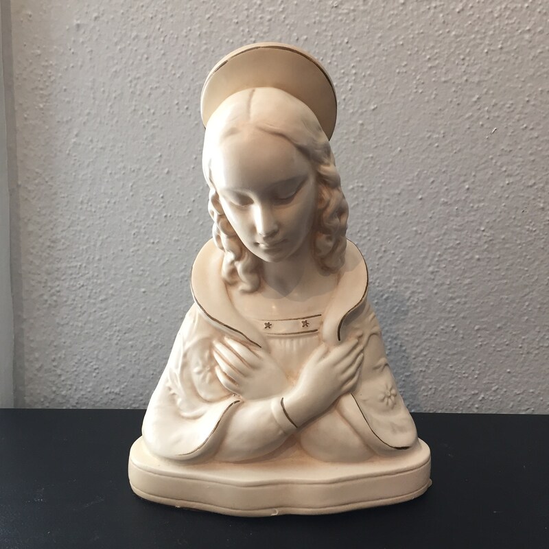 Chalkware Bust - Etsy