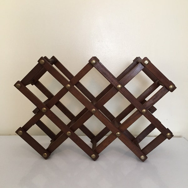 Folding Wine Rack - Etsy