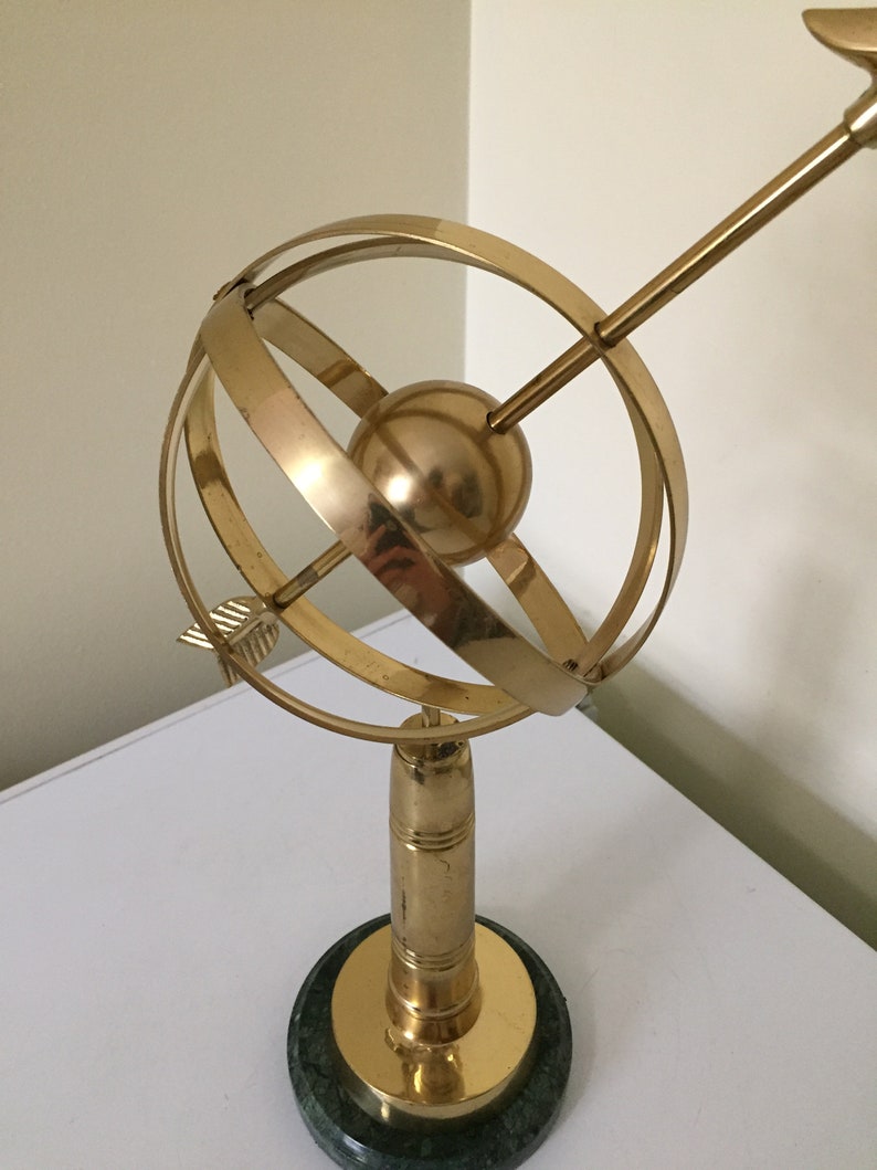 Vintage Armillary Brass Armillary Marble Base Celestial - Etsy