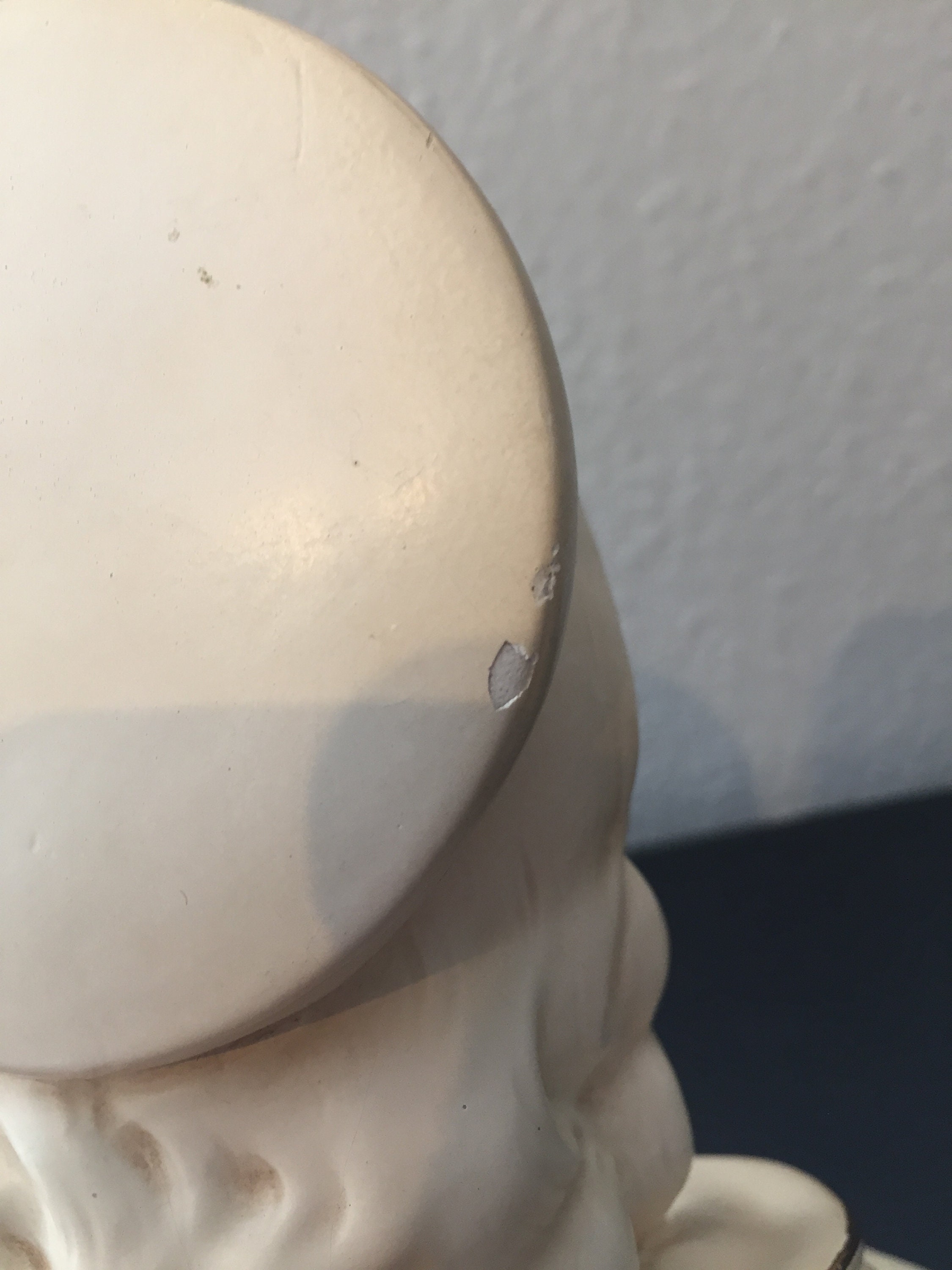 Vintage Virgin Mary chalkware bust Alexander Backer | Etsy