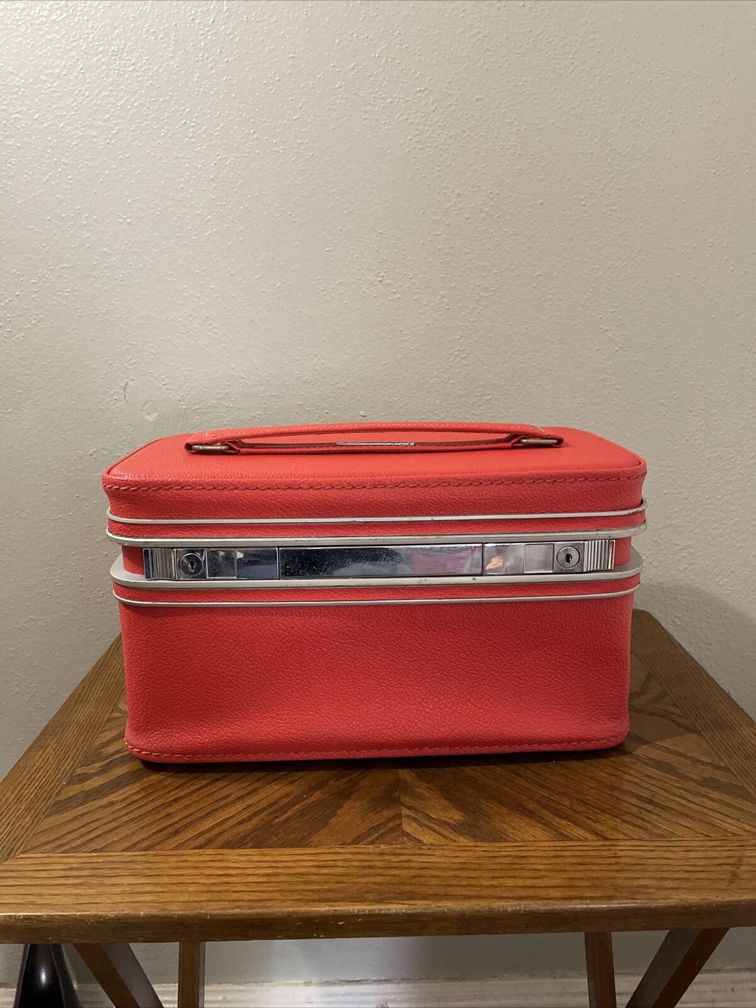 Vintage Samsonite Fashionair Red Train Case 1960s Makeup Case - Etsy
