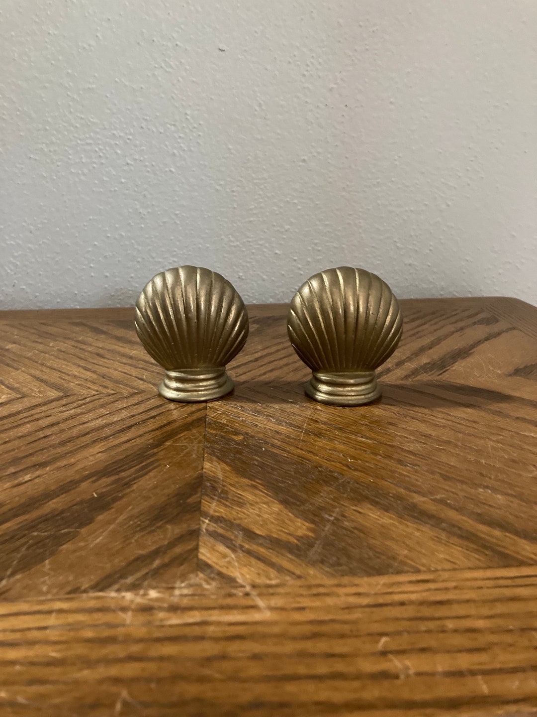 Vintage Brass Shells, Small Brass Shells, Seashells, Shell Bookends - Etsy