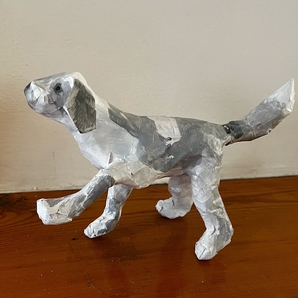 Paper Mache Dog - Etsy