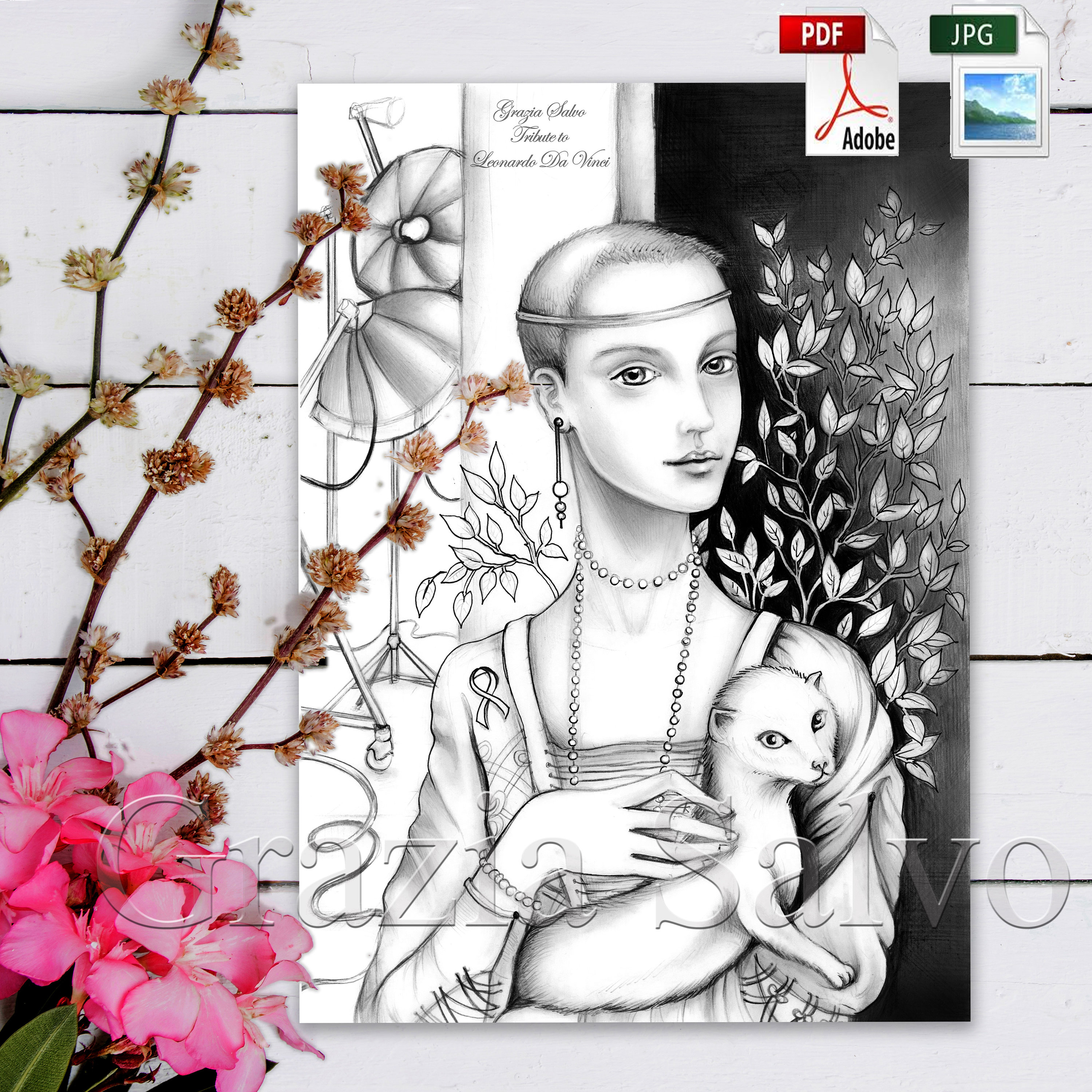 Leonardo Da Vinci Coloring Pages