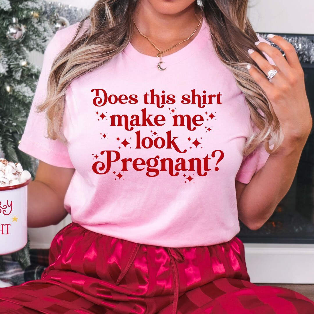 Couples Christmas Pregnancy Announcement Shirt Funny Etsy