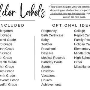 DIY Memory Box, Personalized File Box, Milestone Tote Labels, DIY File ...