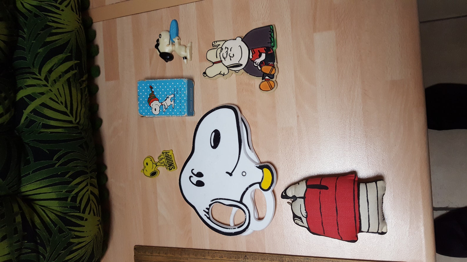 Vintage Snoopy 50s Retro Set - Boho Peanuts Kitsch Usa Scissors Cards ...