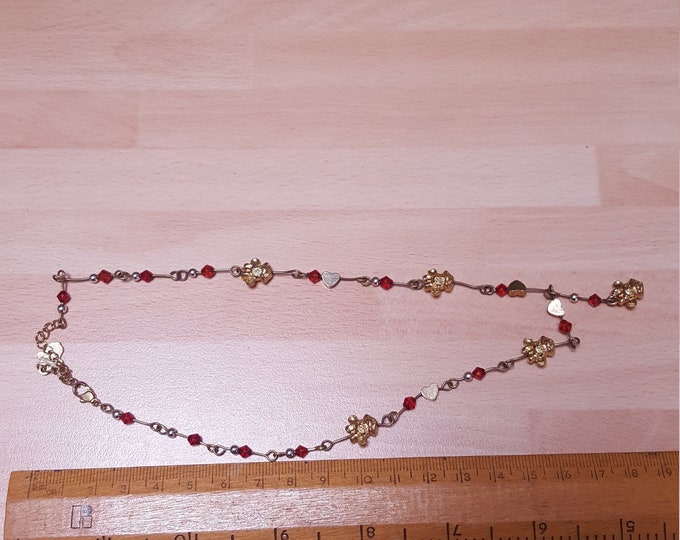 Vintage Disney Kitsch Official Minnie Mouse Retro Necklace Childhood ...