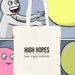 High Hopes / Low Expectations - Original Minimalist Screenprinted Tote ...