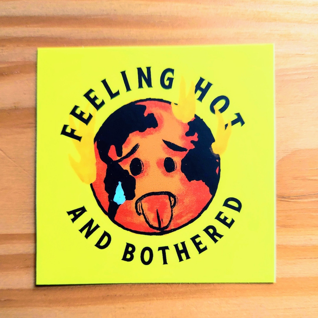 Feeling Hot and Bothered Single Sticker - Etsy