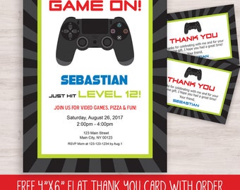 Ps4 invitation | Etsy