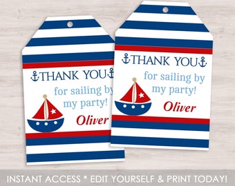 Nautical Gift Tags | Etsy