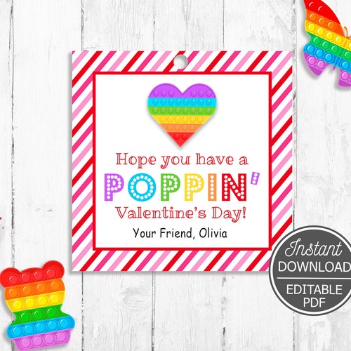 Instant Download Editable Valentine's Day Juice Box - Etsy