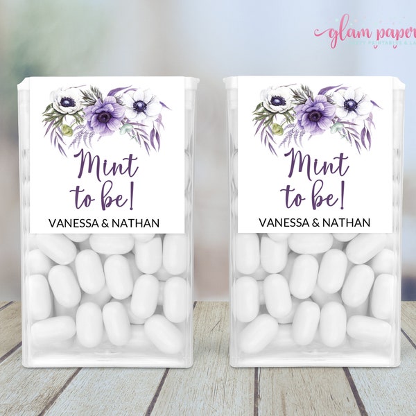 Tic Tac Label - Etsy