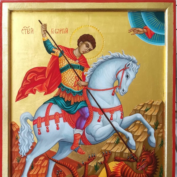 Orthodox Orthodox George Icons - Etsy