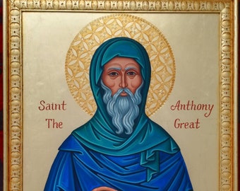 St Anthony Orthodox Icon - Etsy