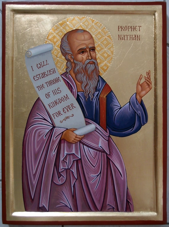 Prophet Nathan Пророк Наум Hand Painted Icon Orthodox Icon | Etsy Hong Kong