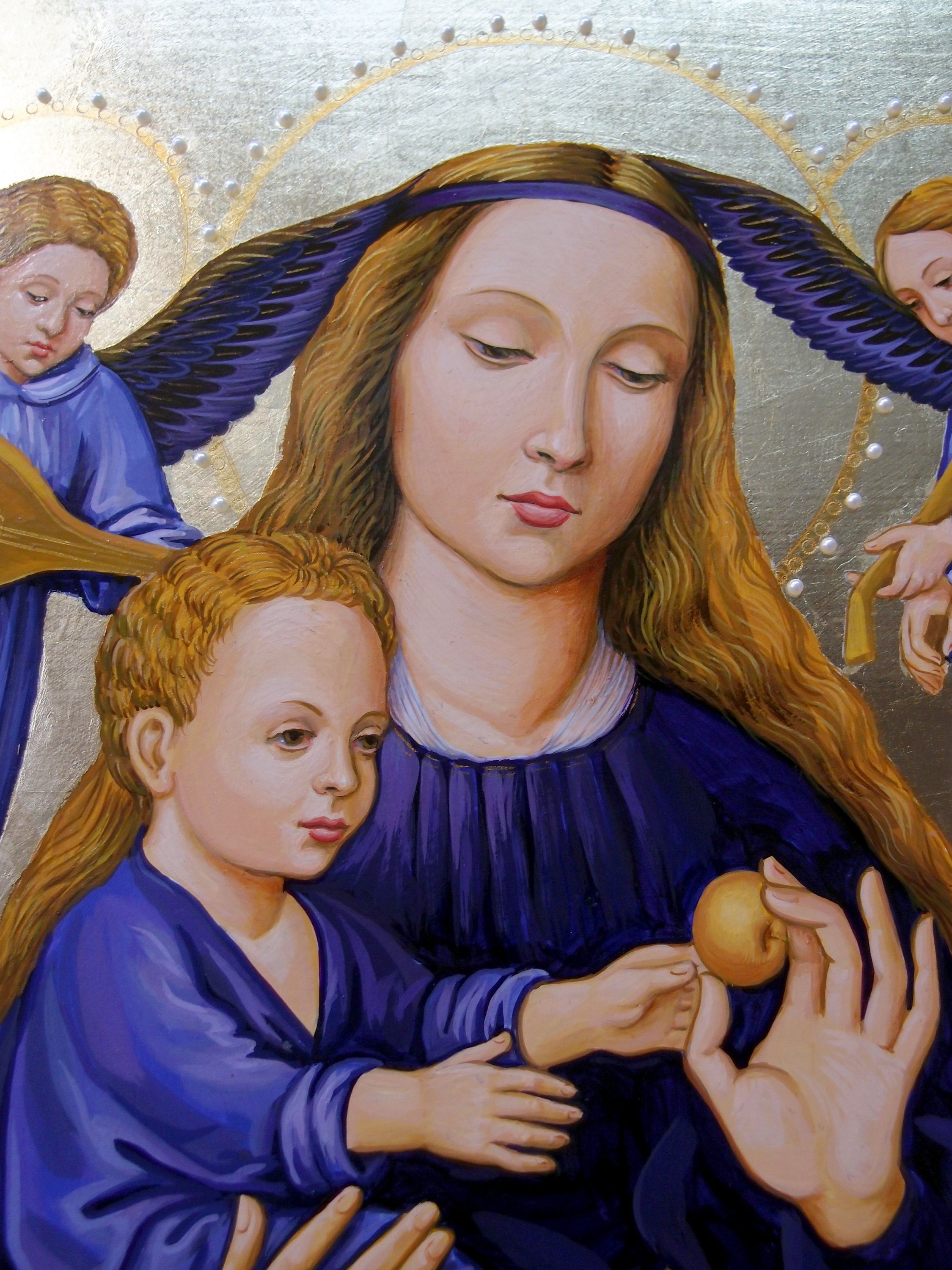 Virgin and Child With Angels Virgin Mary Tabernacle - Etsy