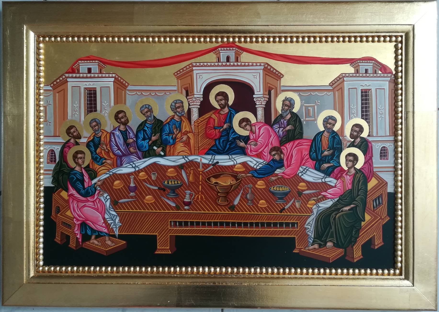 Last Supper Icon Orthodox Icon Byzantine Icon Greek Icon | Etsy