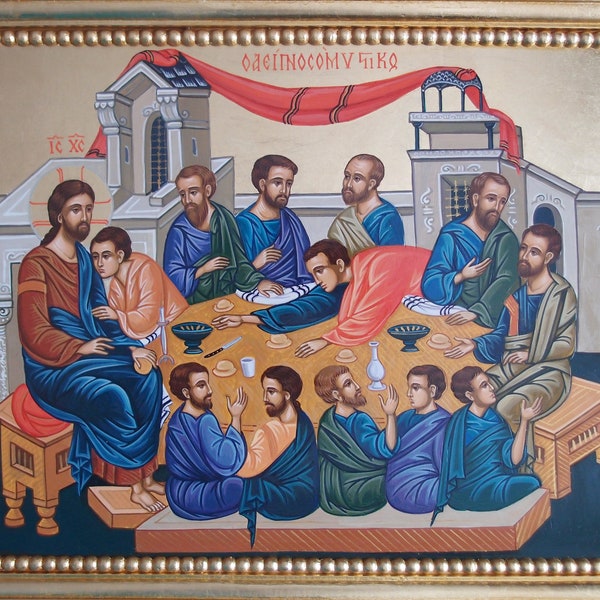 The Last Supper Orthodox Icon - Etsy