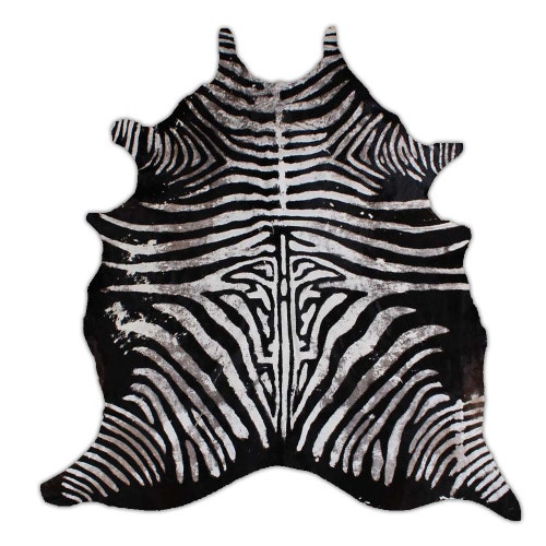 HUUUUUGE ZEBRA New Cowhide Rug Genuine Natural Hair on - Etsy