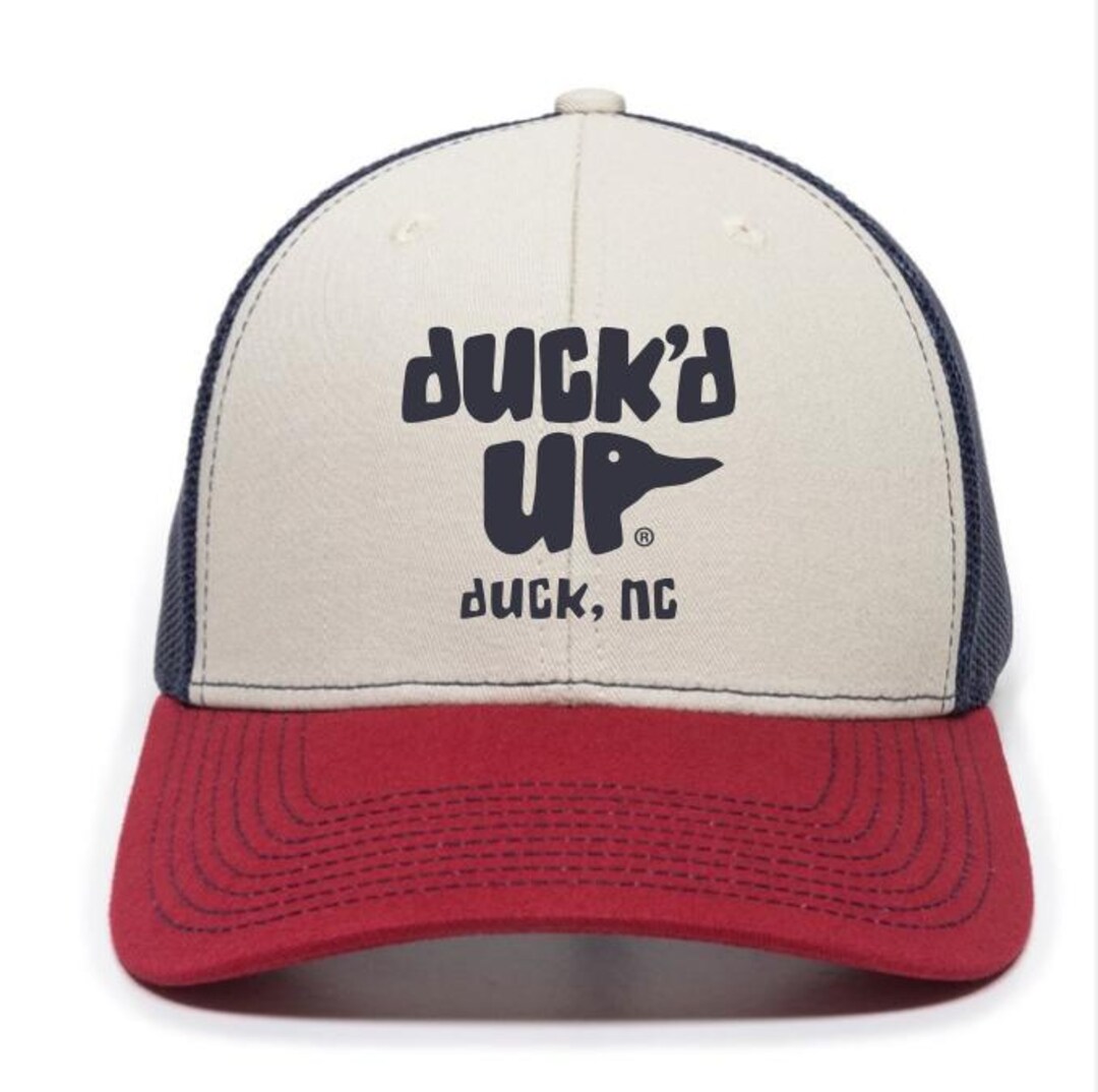 Duck'd up Hat - Red, White, Blue - Etsy