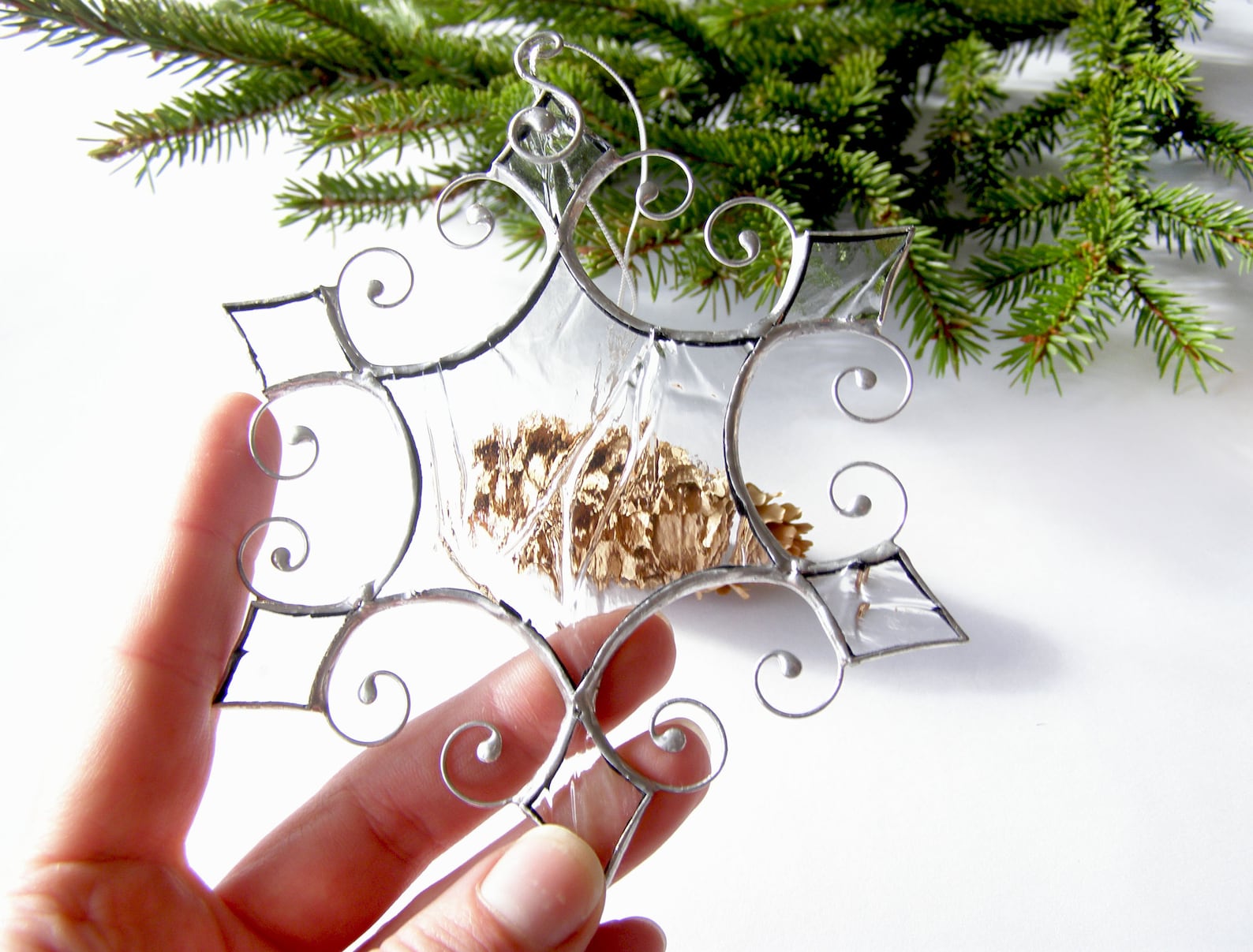 Christmas Snowflake Christmas Ornaments Christmas Tree | Etsy