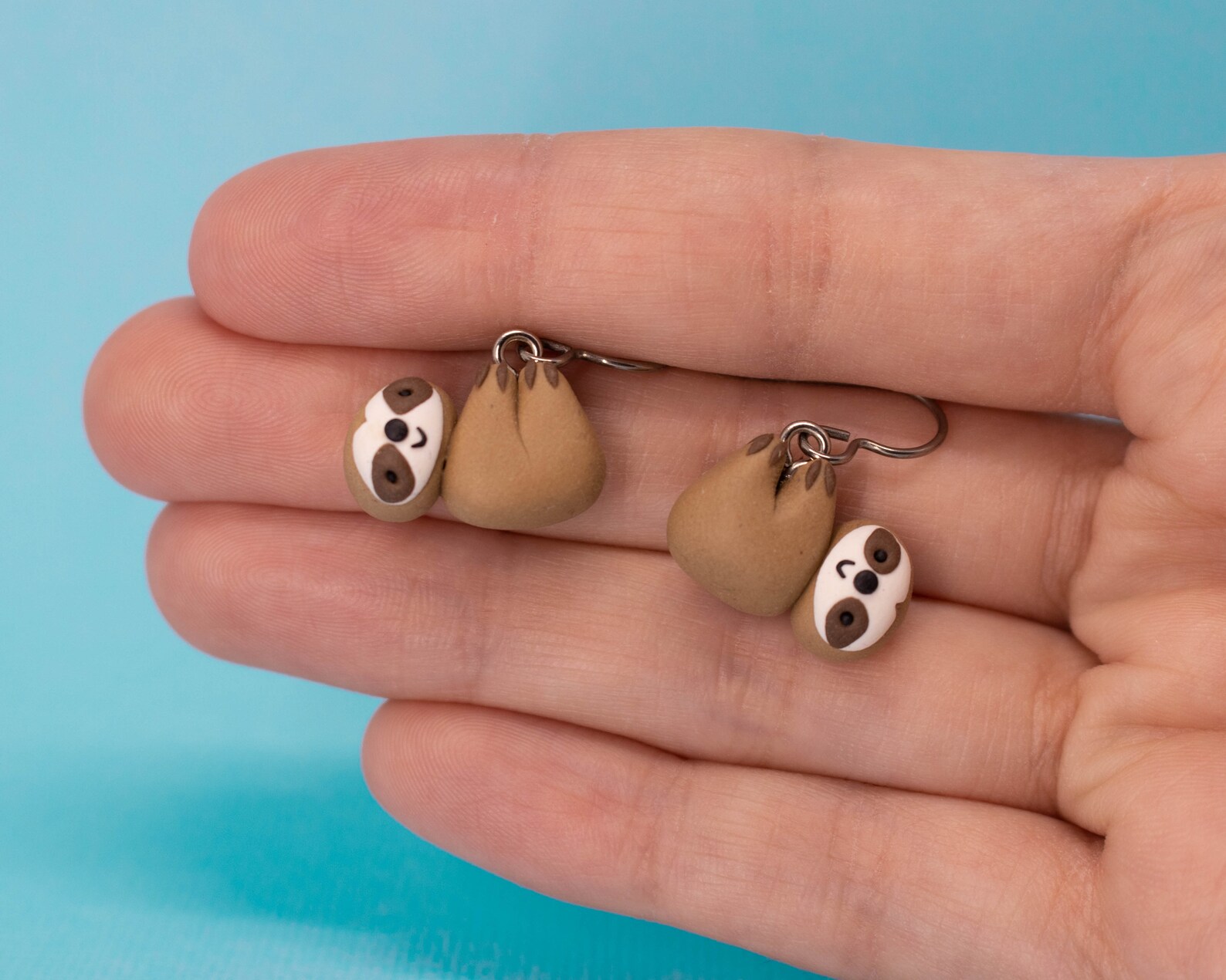 Sloth Earrings Sloth Gifts for Her Animal Lover Gift Sloth | Etsy