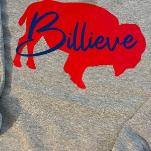 Buffalo Sweatshirt, Billieve, Buffalo NY, Buffalo Billieve, Buffalo ...