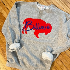 Buffalo Sweatshirt, Billieve, Buffalo NY, Buffalo Billieve, Buffalo ...