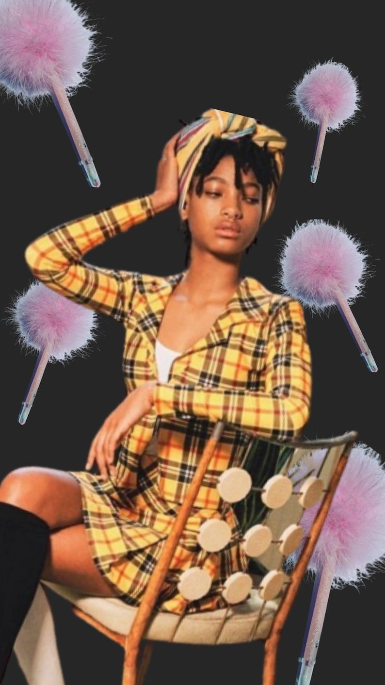 90's Clueless Inspired Pretty in Pink Pom Pom Pen - Pink Ink - Etsy