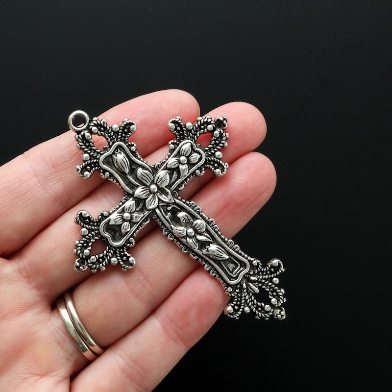 Ornate Cross Pendant - Etsy