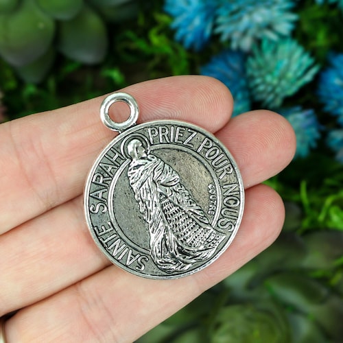 Saint Sarah La Kali Medal Saintes Maries De La Mer Patron - Etsy