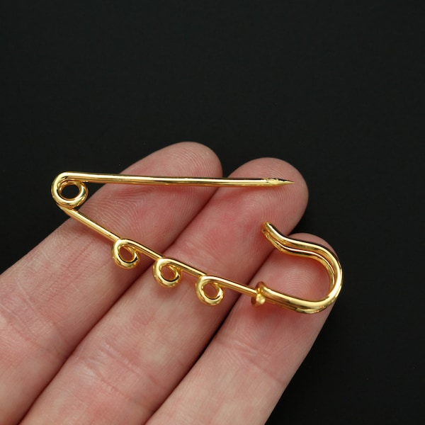 Safety Pin Brooch - Etsy