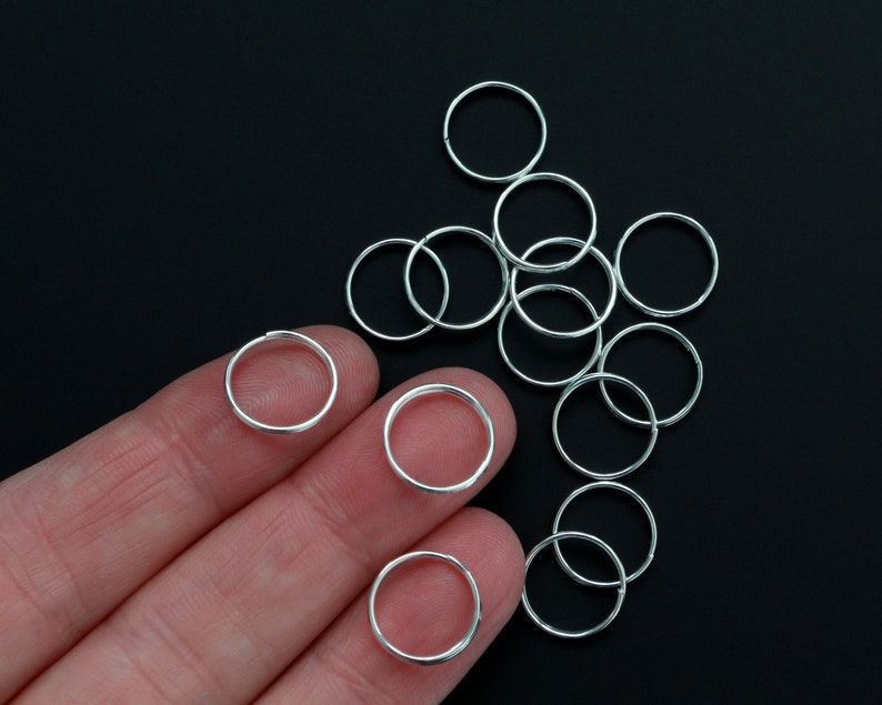 12mm Split Key Rings Double Loop Jump Ring 50 100 300pcs - Etsy