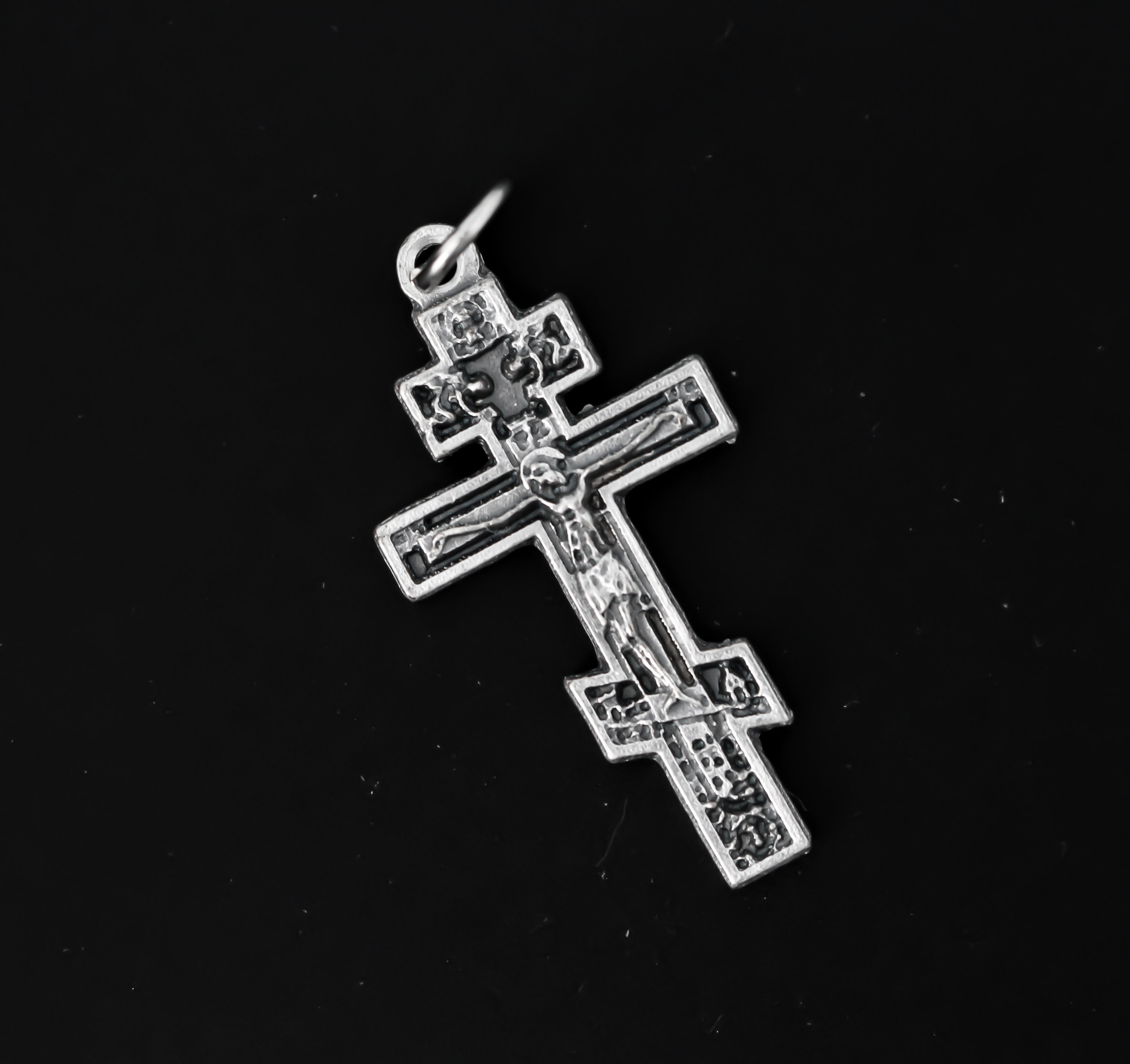 Russian Eastern Orthodox Crucifix Pendant 1-3/8 Long - Etsy
