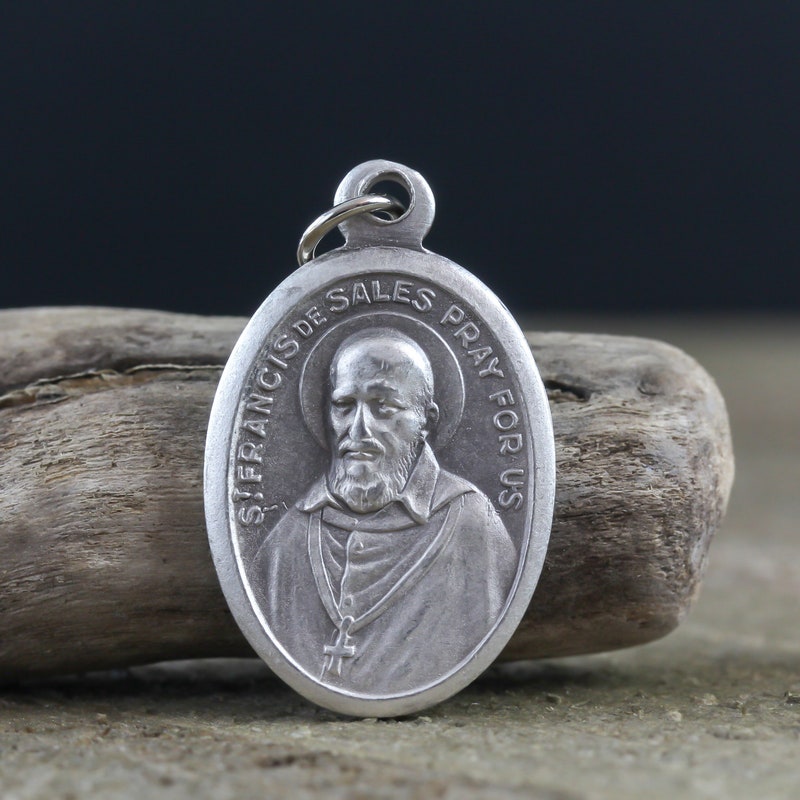 St Francis De Sales Medal - Etsy Finland