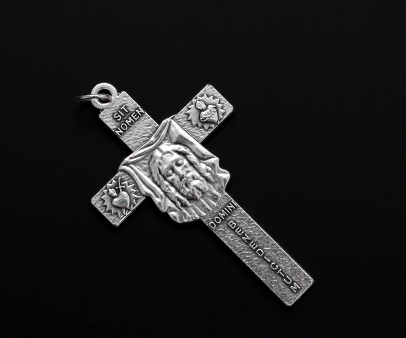 The Face of Christ Crucifix Cross - in the Name of God, Get Behind Me ...