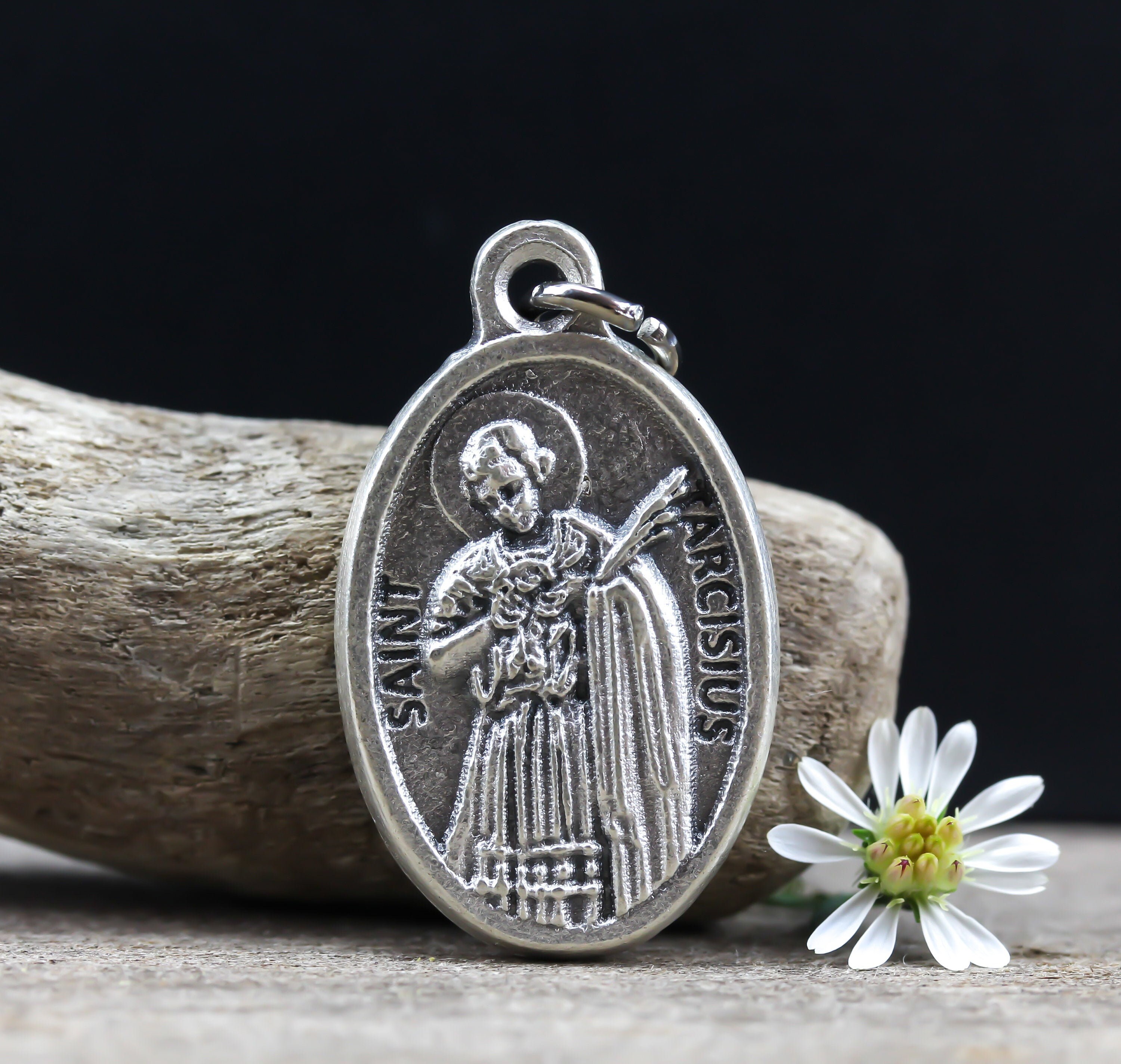 Saint Tarcisius Medal Martyr of the Eucharist Patron of | Etsy