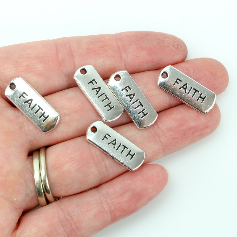 Faith Charm - Etsy
