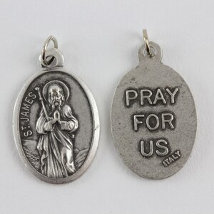 Saint James the Greater Medal - Patron of Arthritis Rheumatism - St ...