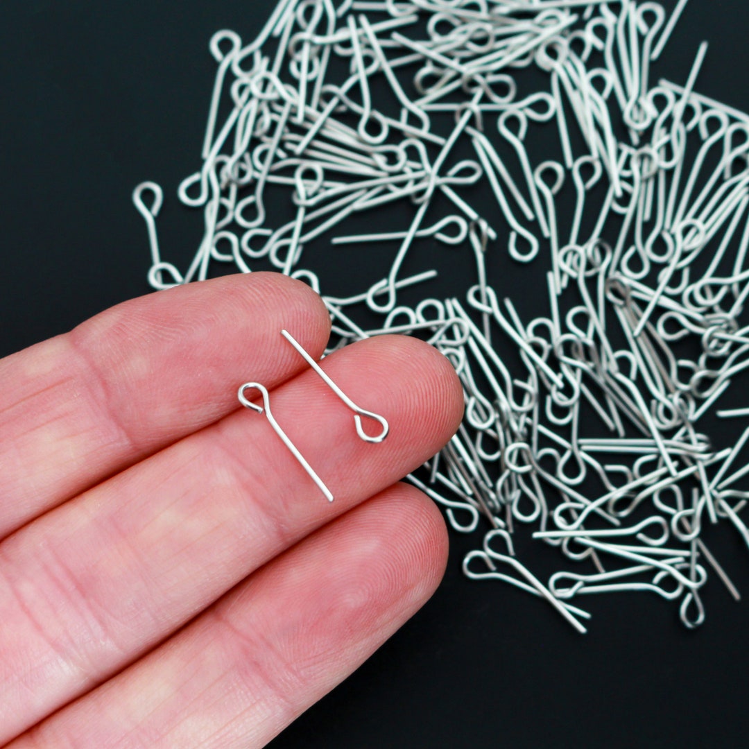 Stainless Steel Eye Pins 11mm Long X 0.7mm (21 Gauge) 20g Which is ...