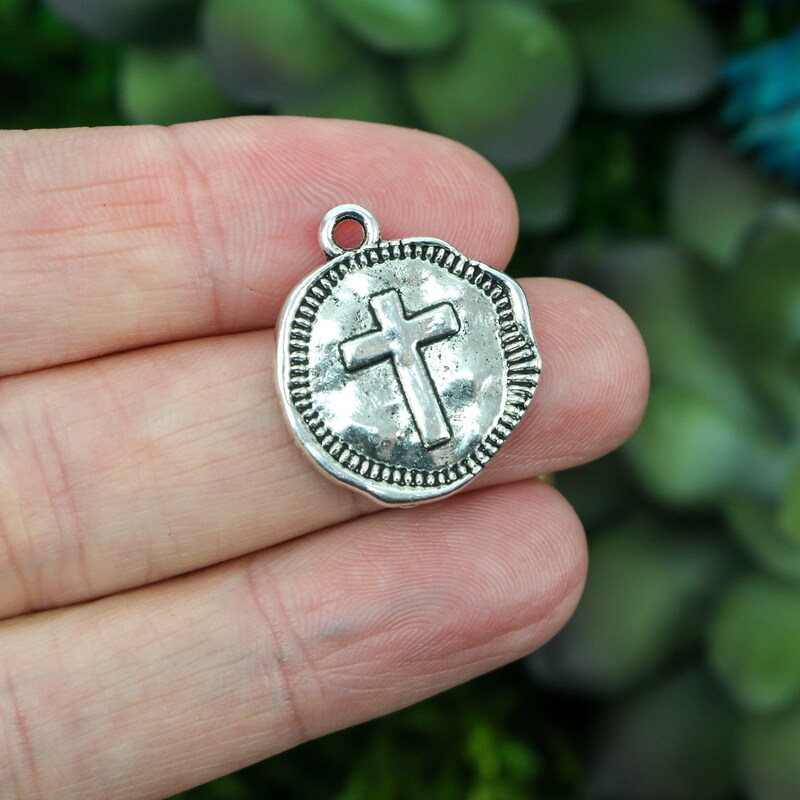Cross Charm - Etsy