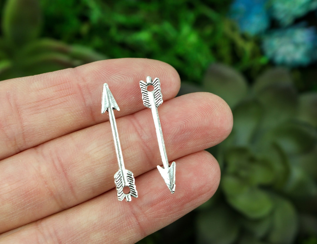 Silver Arrow Charms - Symbol of Direction - Set Your Intention Focus ...